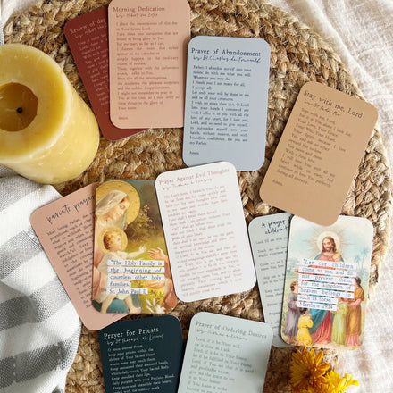 Catholic Prayer Cards and Holy Cards – Abundance of Grace Prints