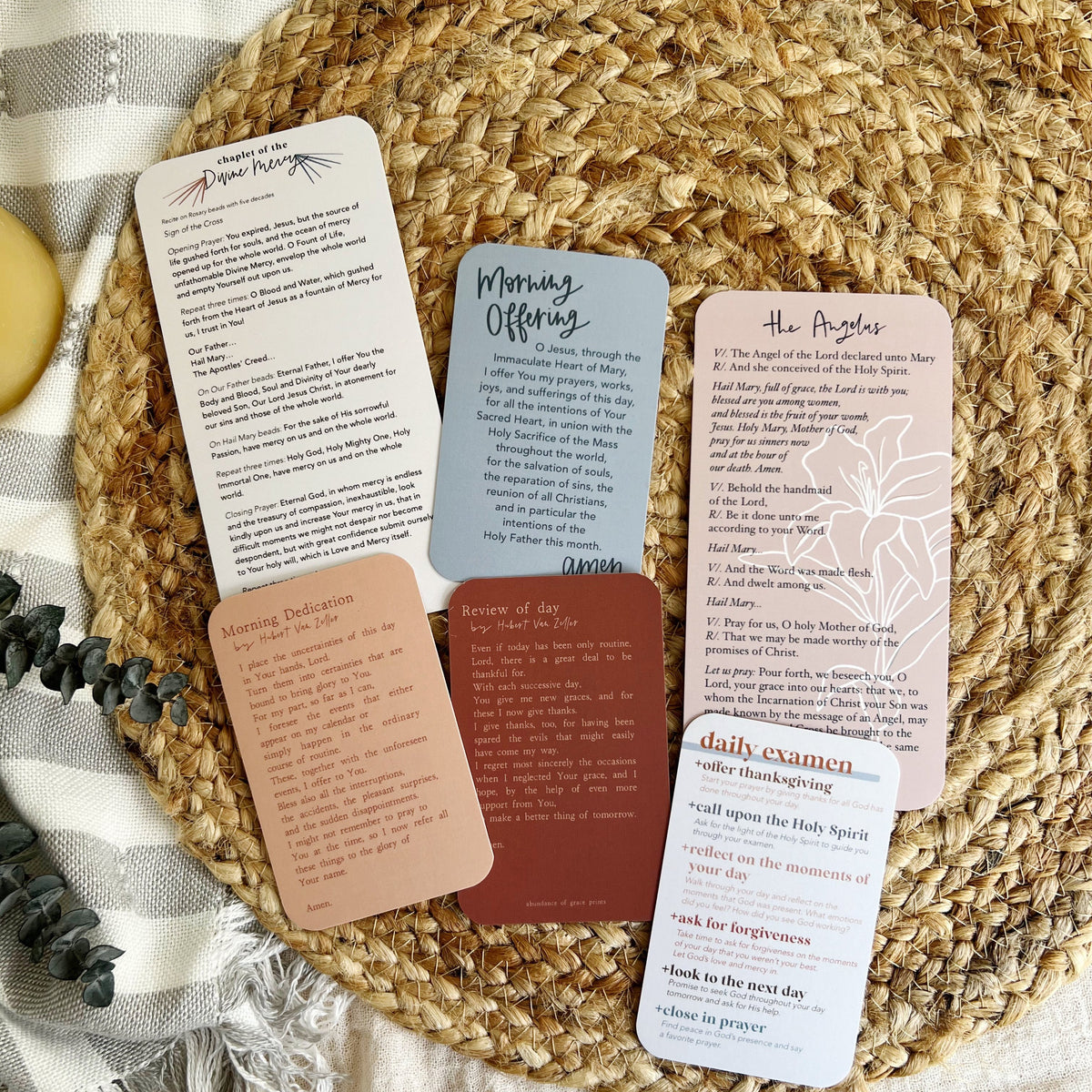 To Pray Daily | Prayer Card Bundle – Abundance of Grace Prints
